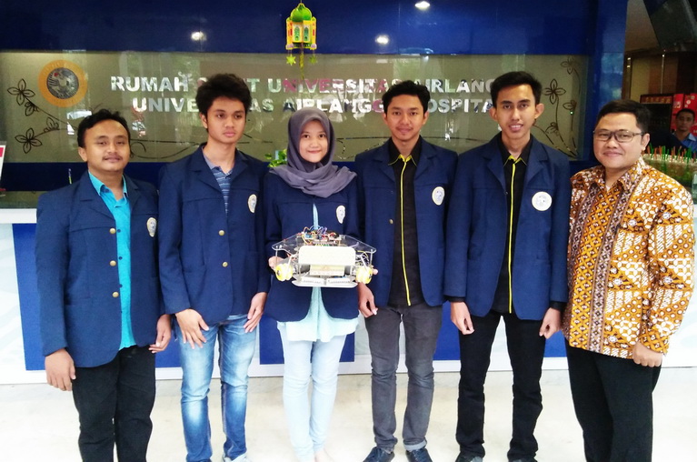 UNAIR Students Develop Hospital Infection Sterilizer Smart Robot ...