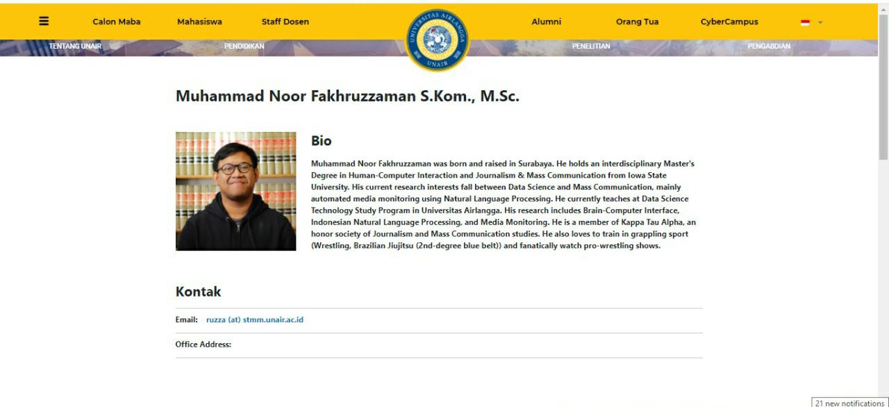 Intip Fitur-fitur Terbaru Website Utama UNAIR Usai Dibangun Ulang ...