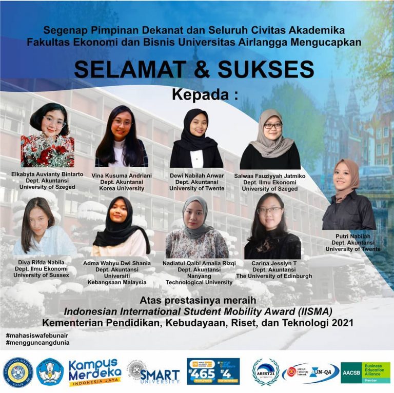 Sembilan Mahasiswa FEB UNAIR Lolos IISMA, Salah Satunya Diterima di NTU ...