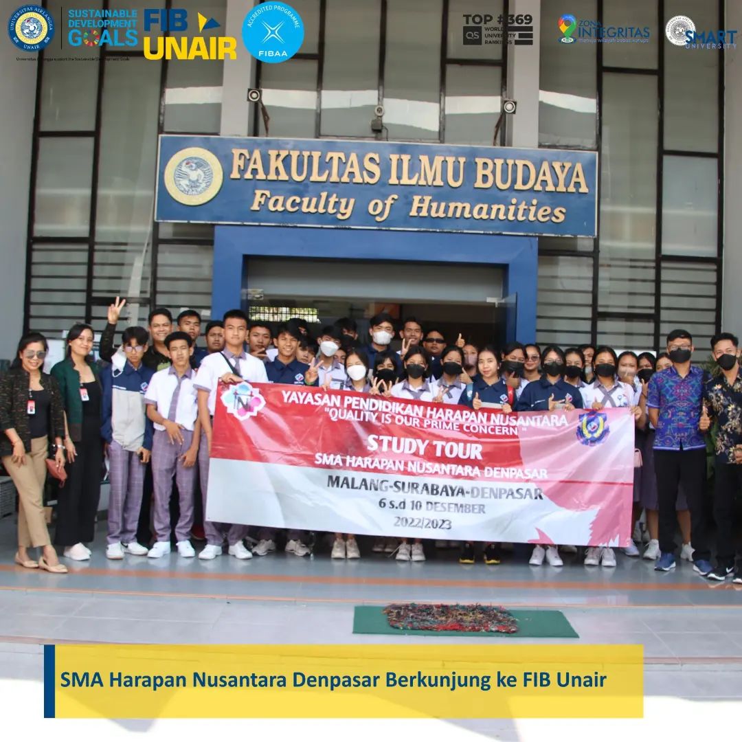 SMA Harapan Nusantara Denpasar Berkunjung ke FIB Unair - Universitas ...