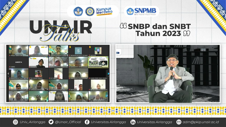 UNAIR Talks discuss 2023 SNBP and SNBT student admission requirement ...