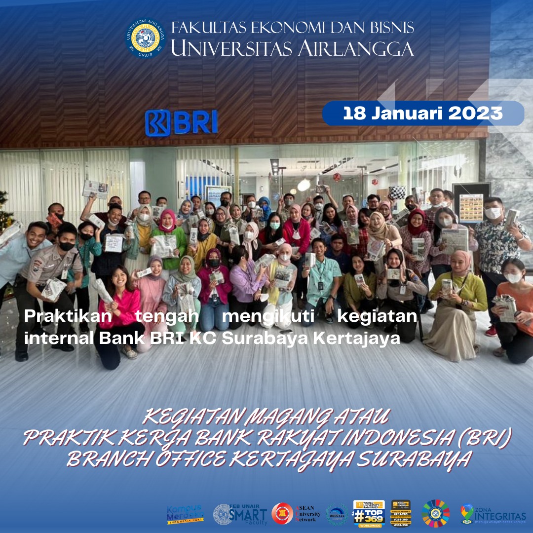 KEGIATAN MAGANG ATAU PRAKTIK KERJA BANK RAKYAT INDONESIA (BRI) BRANCH ...