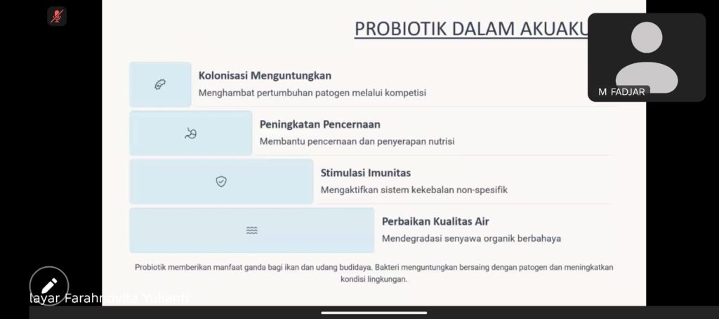 Kuliah Tamu Penggunaan Imunostimulan untuk Budidaya Ikan dan Udang ...