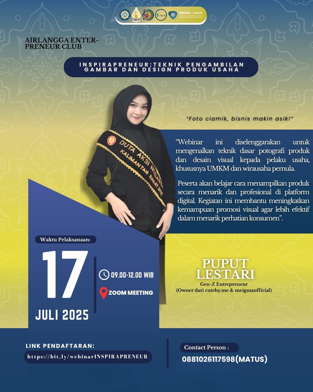 Inspirapreneur: Teknik Pengambilan Gambar dan Design Produk Usaha ...