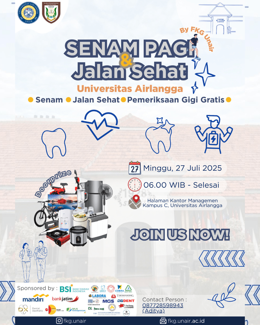 💪 SENAM & JALAN SEHAT UNAIR 2025 🚶‍♀🎉 - Universitas Airlangga Official ...