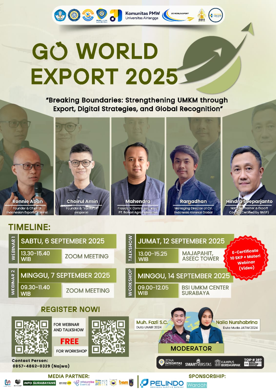 BEM Ekraf FIB Bersama KPMW Unair Sukseskan Go World Export ...