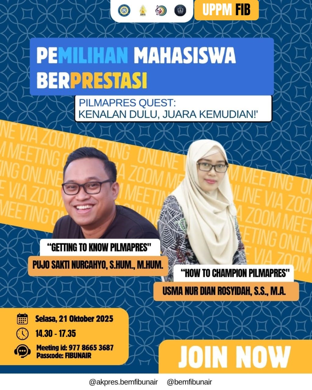 Pilmapres School dan Seleksi Mahasiswa Berprestasi 2025 - Universitas ...